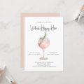 Virtual Happy Hour Social Distance Cocktail Party Invitation | Zazzle