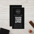 Virtual QR Code Reward Business Logo Digital Loyal Loyalty Card | Zazzle