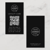 Virtual QR Code Reward Business Logo Digital Loyal Loyalty Card | Zazzle