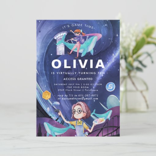 Virtual Reality Birthday Party Invitation | Zazzle