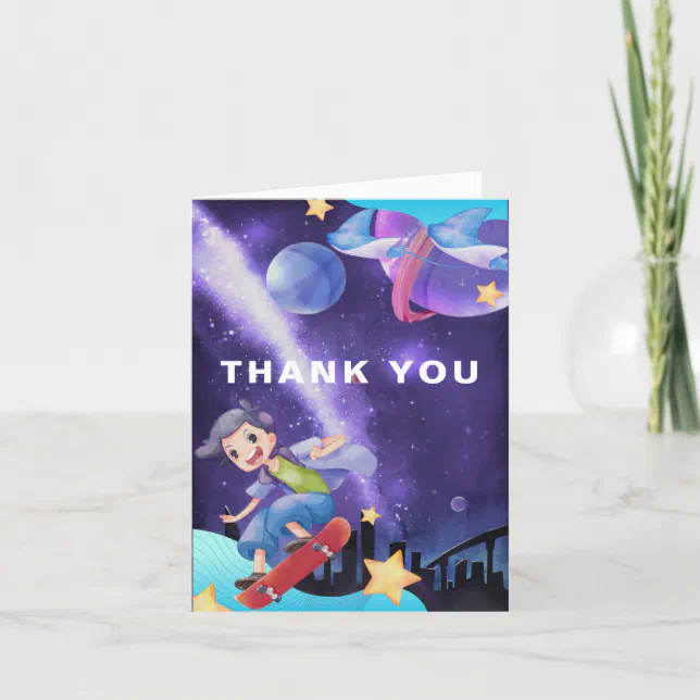 Virtual Reality | Gaming Birthday Thank You Card | Zazzle
