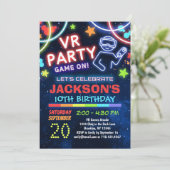 Virtual Reality VR Birthday Party Invitations | Zazzle