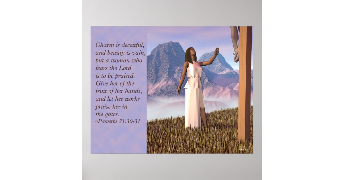 Virtuous Woman Poster | Zazzle