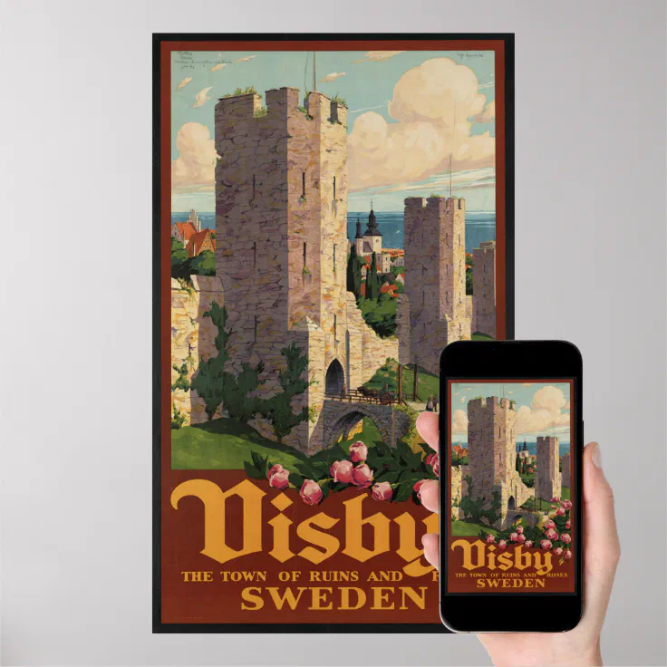 Visby Sweden Poster | Zazzle