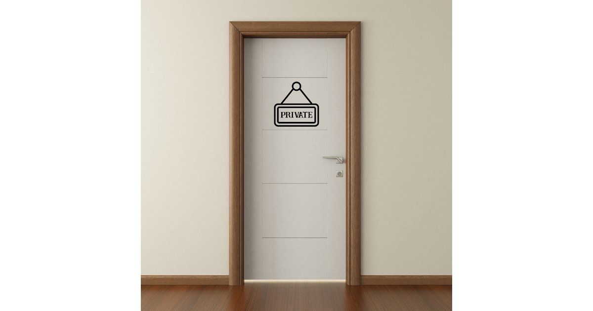 Visible Private Indicator Sticker | Zazzle
