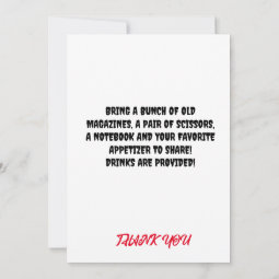 Vision Board Party Invitation, Dream vision Invitation | Zazzle