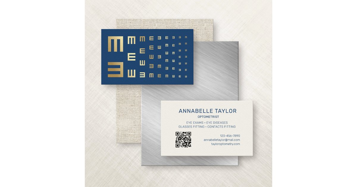 Vision Optician Optometrist Eye Glasses Business Card | Zazzle