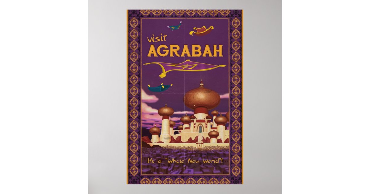 Visit Agrabah Poster | Zazzle