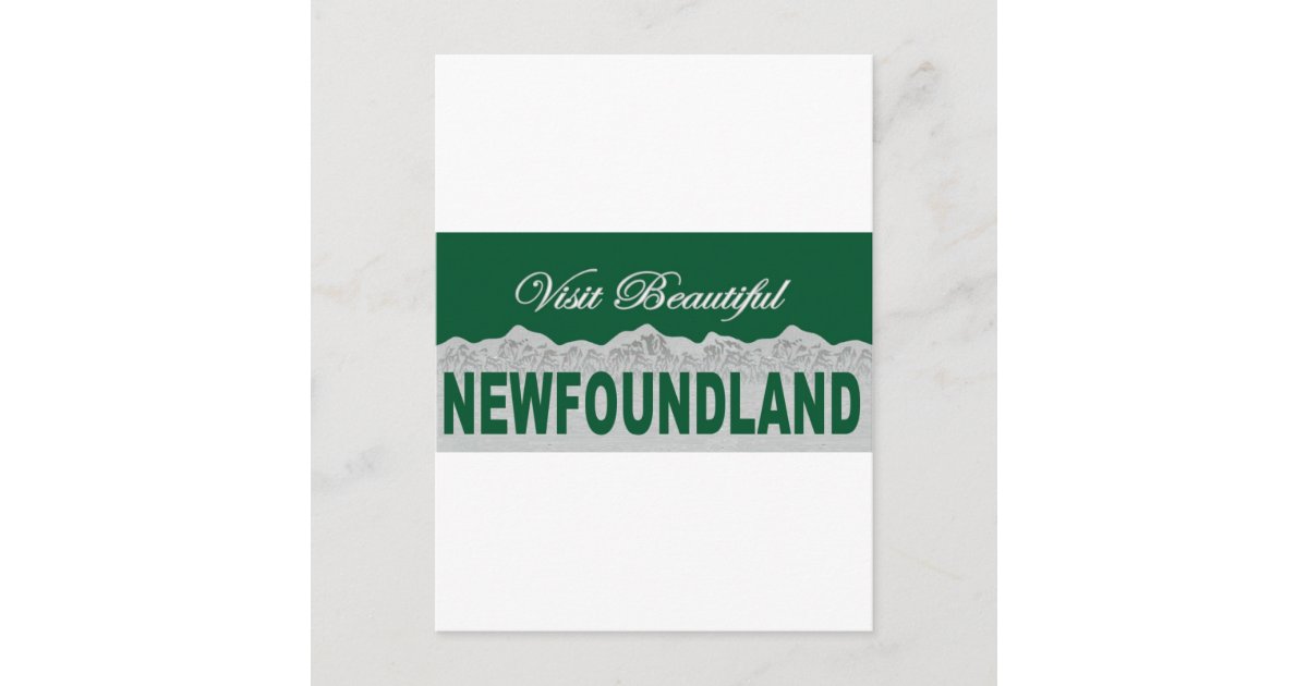 Visit Beautiful Newfoundland Postcard | Zazzle