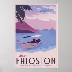Visit Fhloston Poster | Zazzle