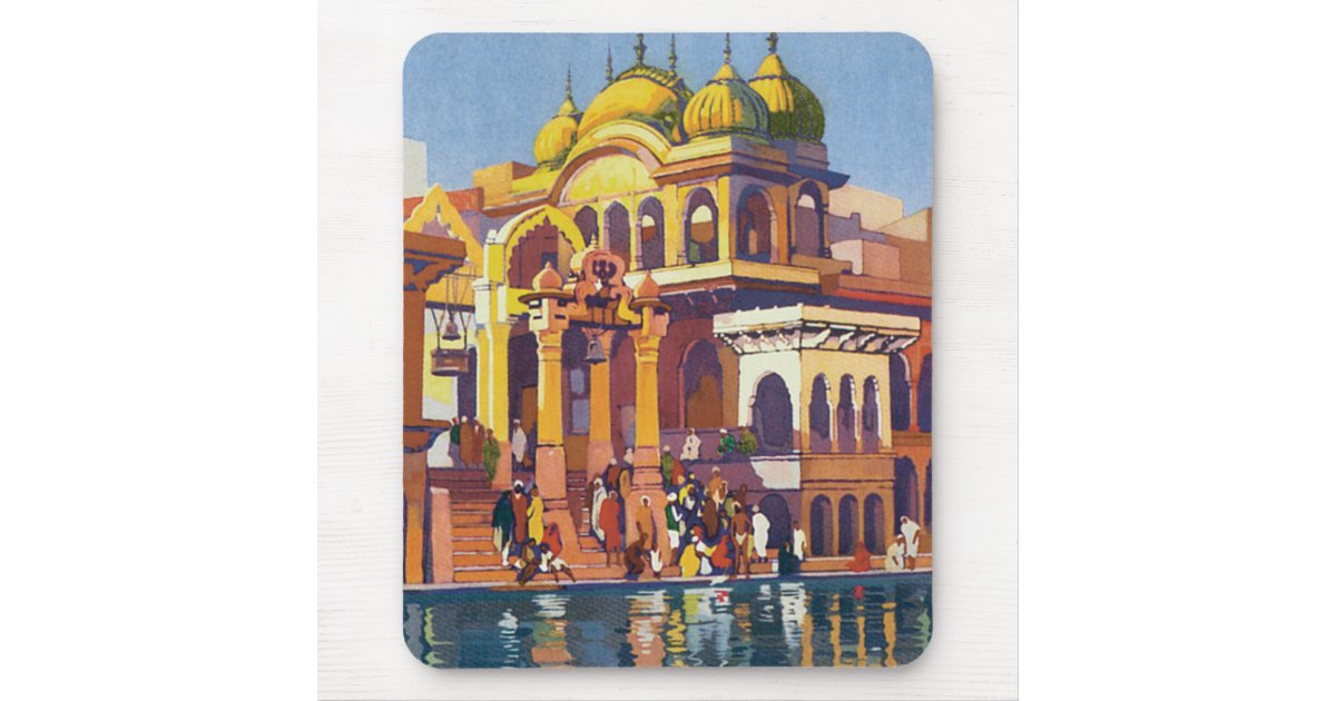 Visit India Muttra Mouse Pad | Zazzle