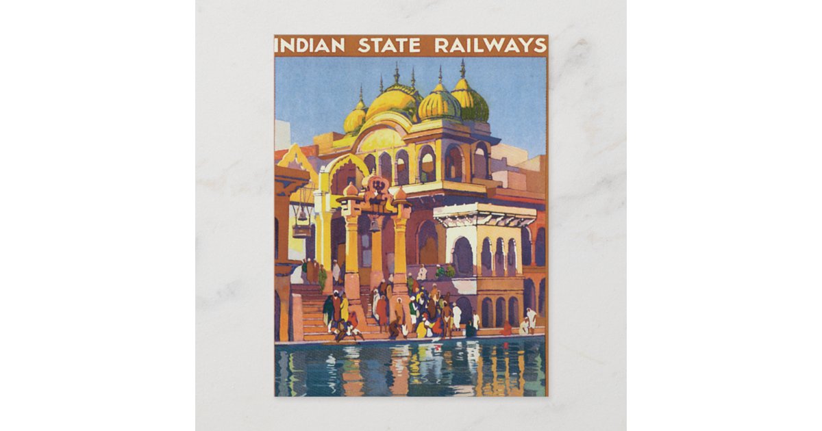 Visit India ~ Muttra Postcard | Zazzle