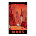 Visit Mars Poster | Zazzle