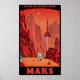 Visit Mars Poster | Zazzle