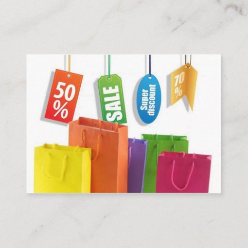 Visit My Closet Business Card Clothes Shopping | Zazzle