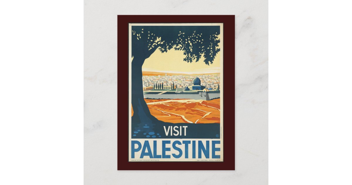 Visit Palestine Postcard | Zazzle