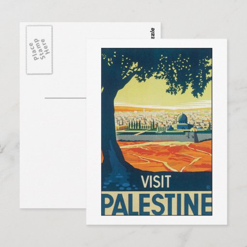 Visit Palestine Postcard | Zazzle