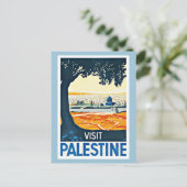 Visit Palestine Vintage Travel Postcard | Zazzle