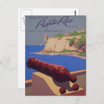 Visit Puerto Rico Postcard | Zazzle