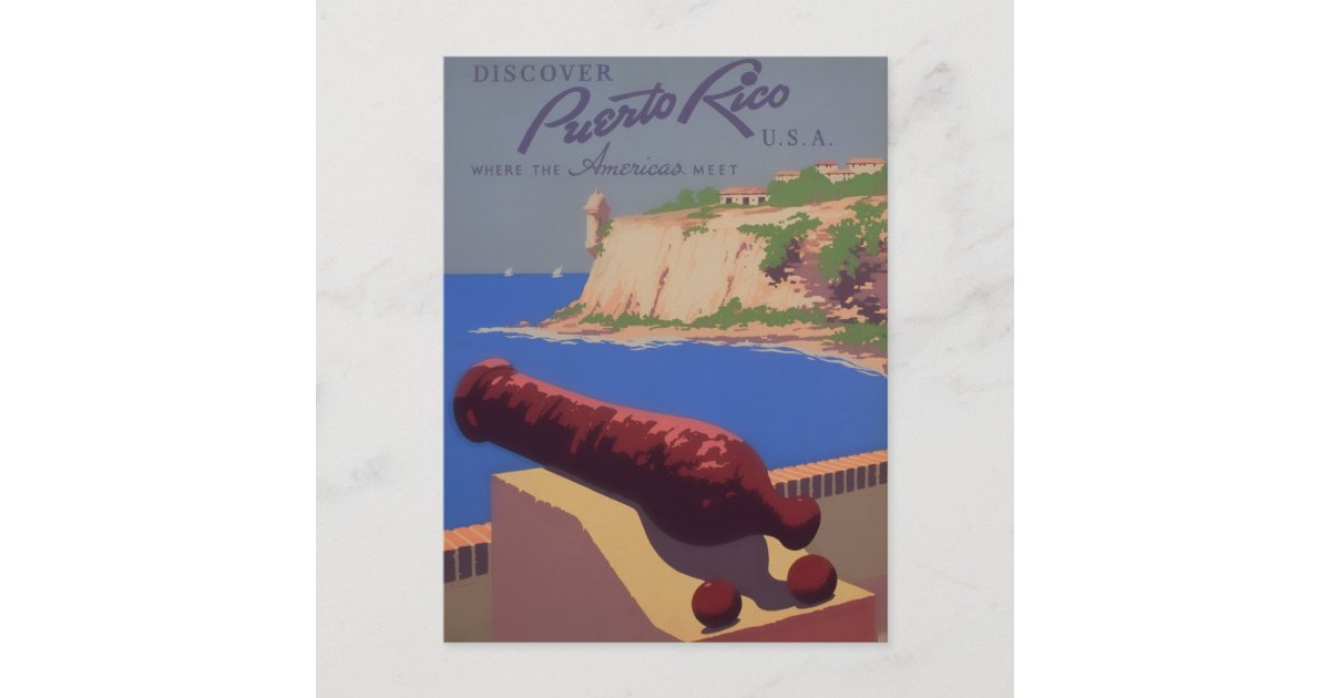 Visit Puerto Rico Postcard | Zazzle