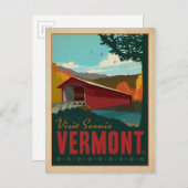 Visit Scenic Vermont Postcard | Zazzle