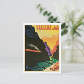 Visitez La Yougoslavie Vintage Travel Poster Art Postcard | Zazzle