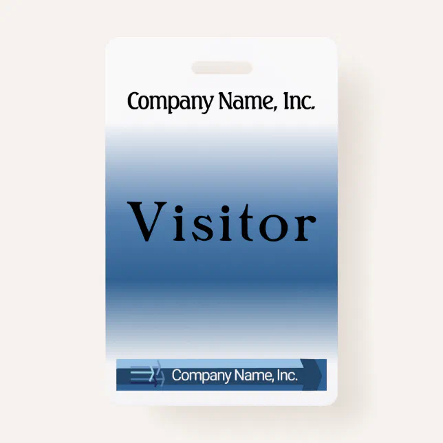 Visitor Badge | Zazzle
