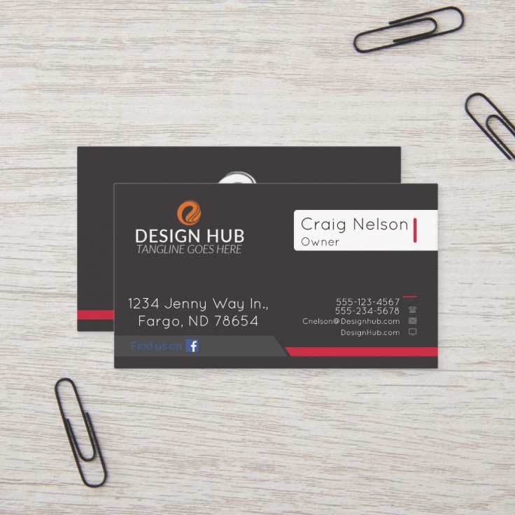 Visual art design business card | Zazzle