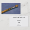 VISUAL ARTIST BUSINESS CARD | Zazzle