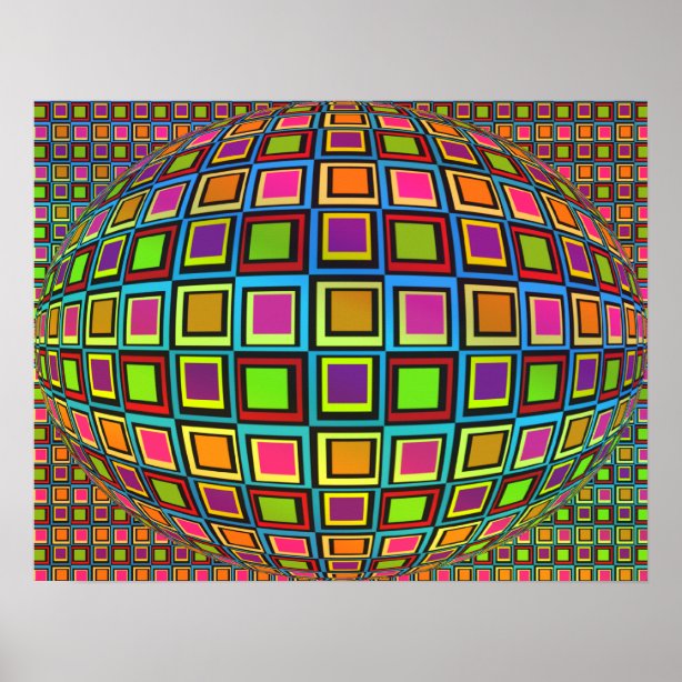 Op Art Posters & Prints | Zazzle
