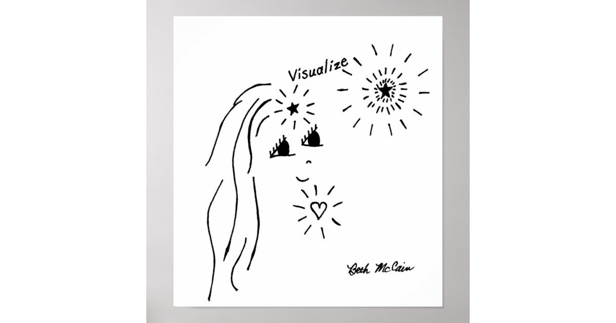 'Visualize' Poster | Zazzle