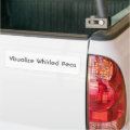 Visualize Whirled Peas Bumper Sticker | Zazzle