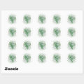 Visualize Whirled Peas Classic Round Sticker | Zazzle