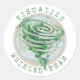 Visualize Whirled Peas Classic Round Sticker | Zazzle
