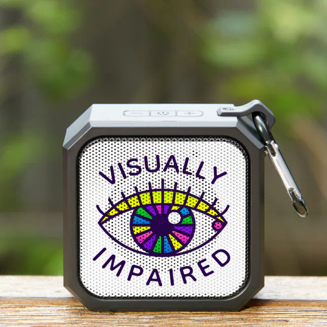 Visually Impaired Low Vision Loss Blind Awareness Bluetooth Speaker ...