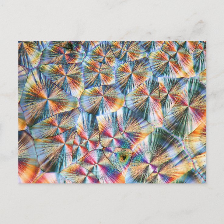 Vitamin C under the microscope Postcard | Zazzle