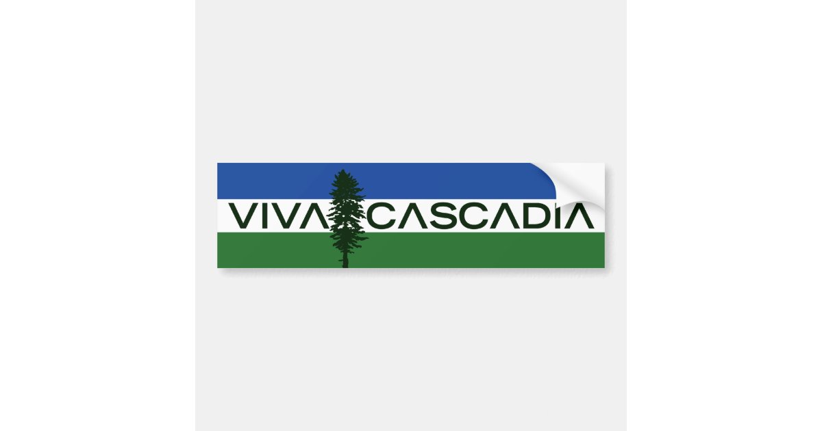 "Viva Cascadia" bumper sticker | Zazzle