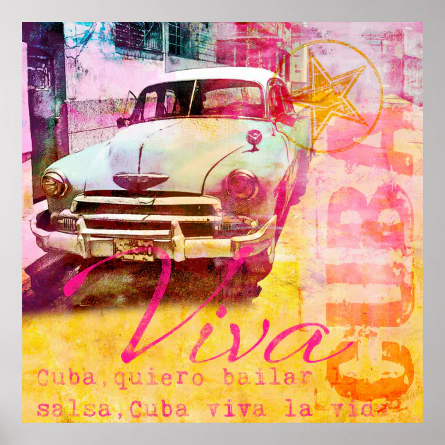 Viva Cuba Poster | Zazzle