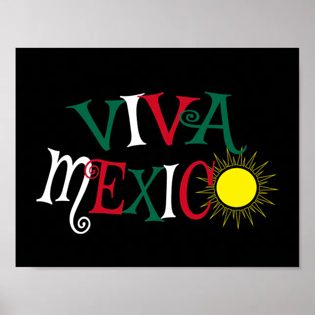 Viva Mexico Poster | Zazzle