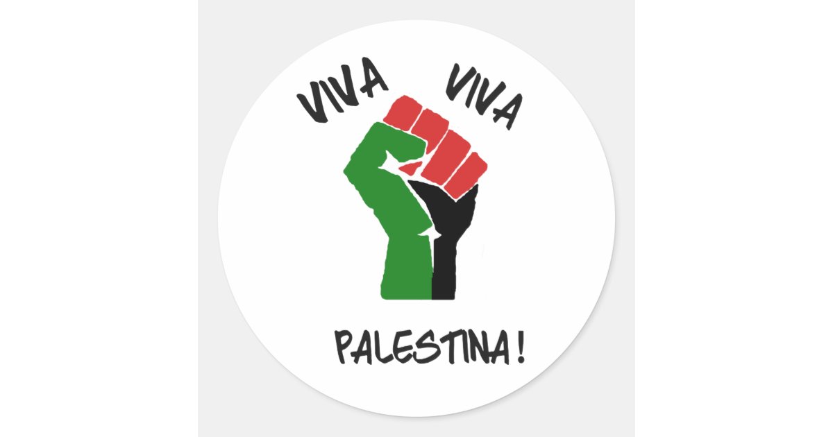 Viva Viva Palestina Stickers | Zazzle