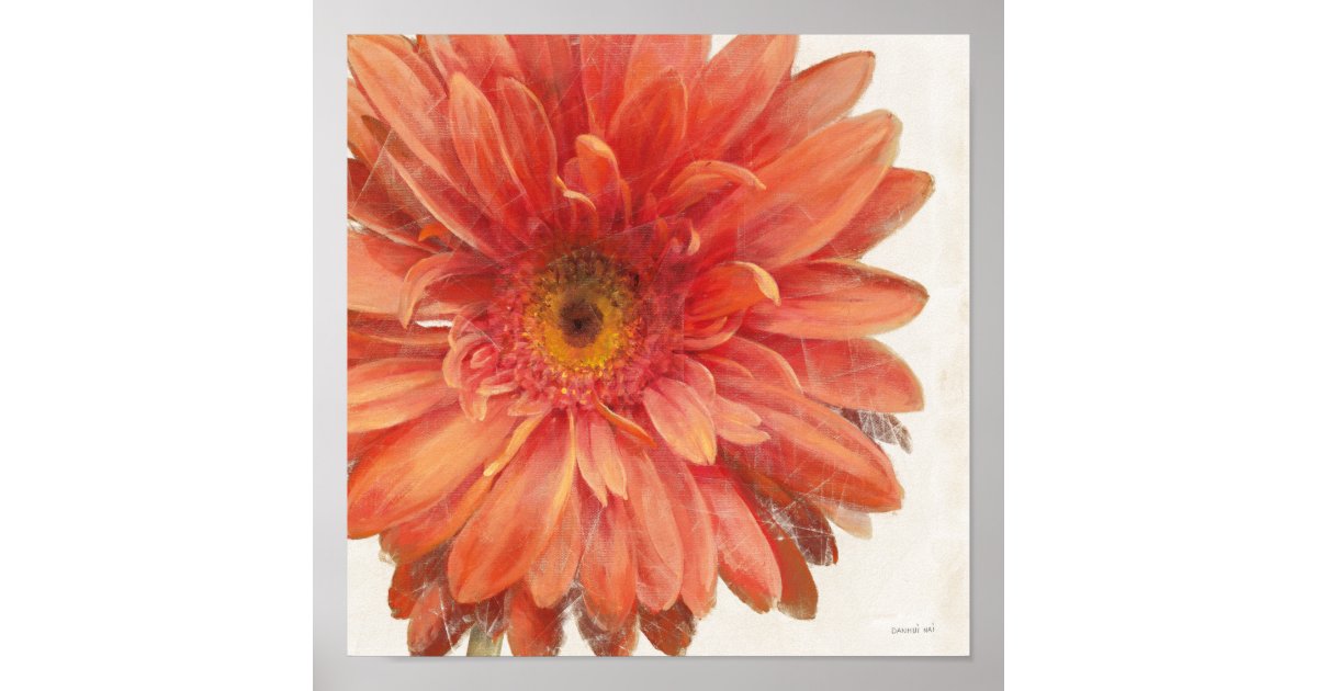 Vivid Daisy Poster | Zazzle
