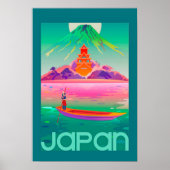 Vivid Vintage Japanese Travel Poster | Zazzle