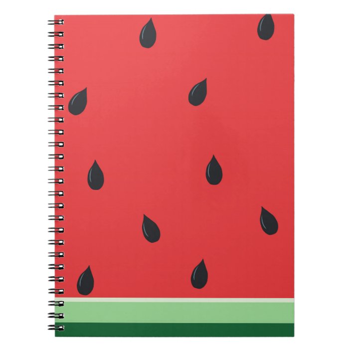 Vivid Watermelon Notebook | Zazzle.com