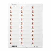 Vizsla Return Address Labels | Zazzle