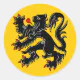 Vlaanderen (Flanders) Classic Round Sticker | Zazzle