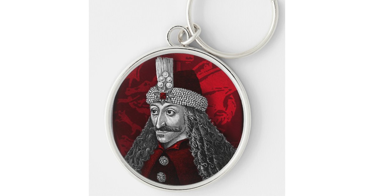 Vlad Dracula Gothic Keychain | Zazzle
