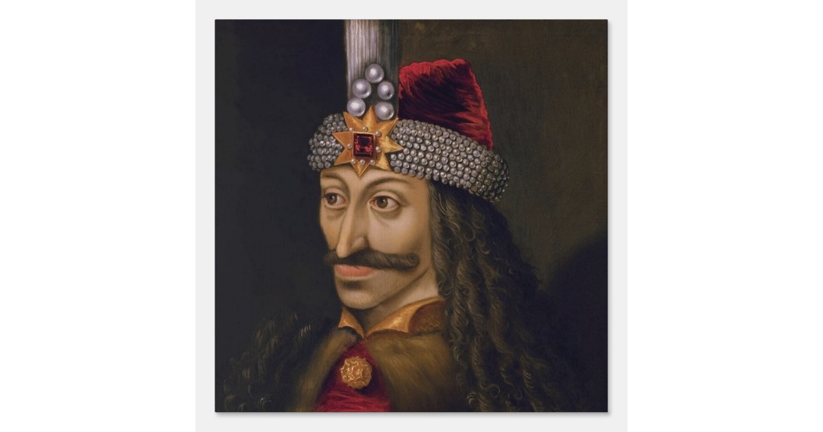 Vlad Tepes: Impaler, Dracula Dragon Prince Voivode Sign | Zazzle