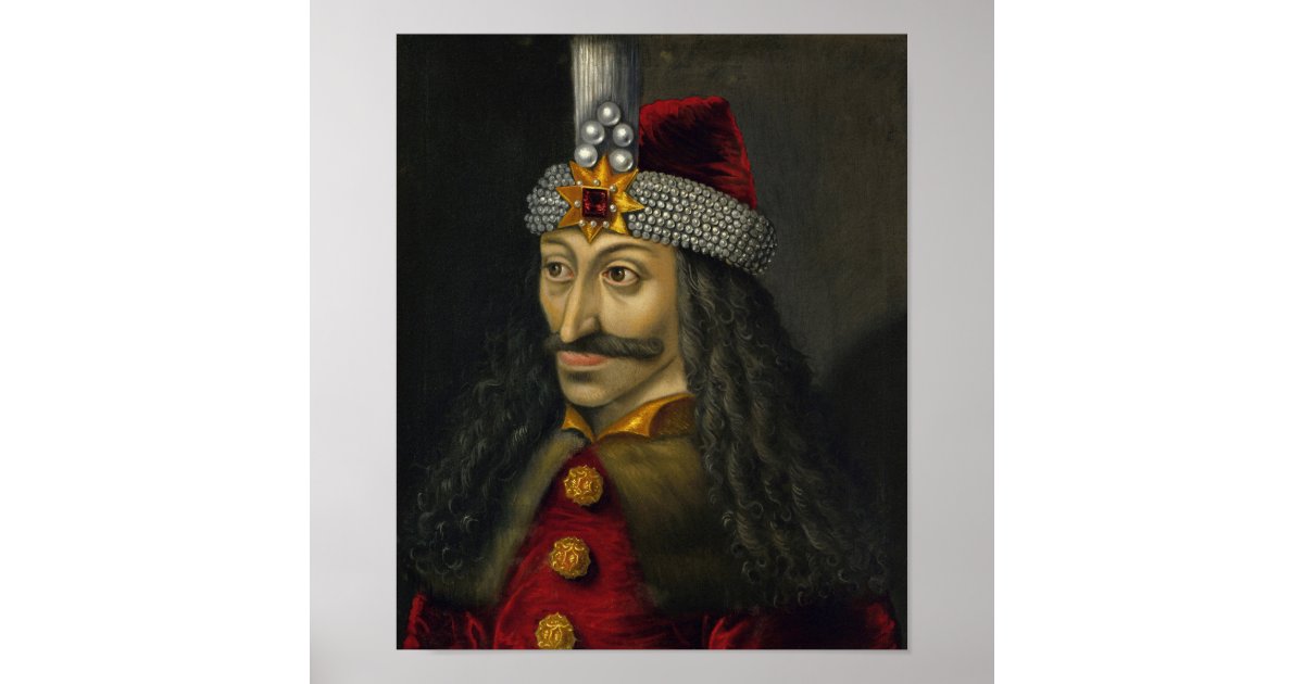 Vlad the Impaler Portrait Poster | Zazzle