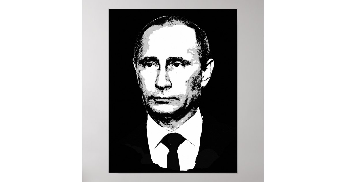 Vladamir Putin Face Poster | Zazzle