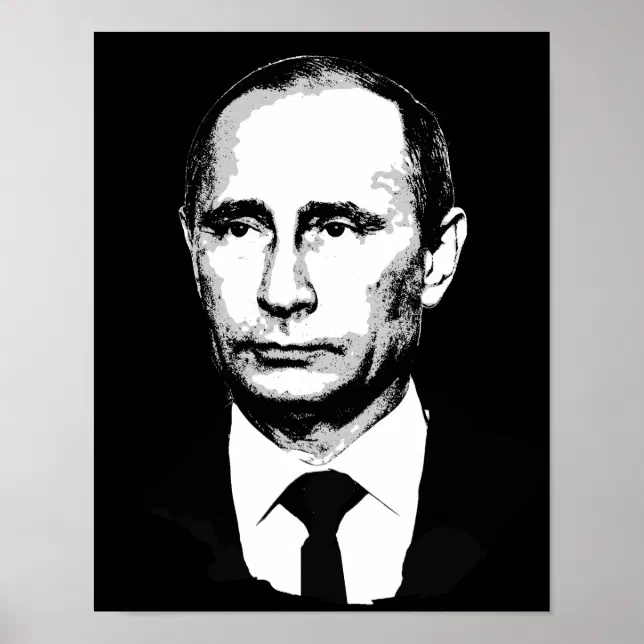 Vladamir Putin Face Poster | Zazzle